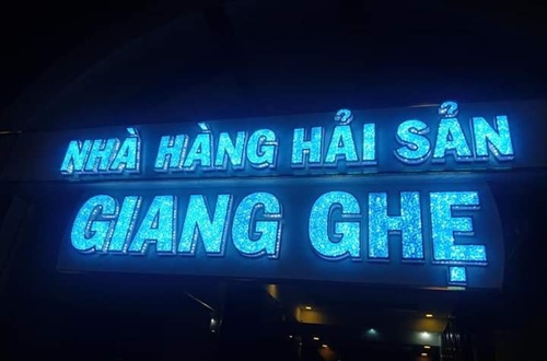 Bảng hiệu chữ nổi đèn Led